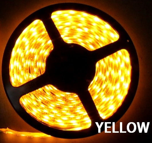 3528SMD Nova Bright Yellow Super Bright Flexible LED Light Strip 16 Fe ...