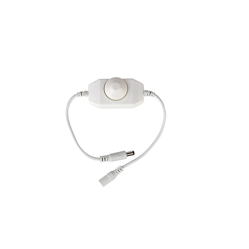 Led Light Dial Dimmer Switch, DC 12V PWM Dimming Controller for 5050 3 ...