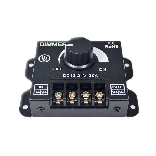 30A 360W 12V-24V LED Strip Dimmer – Wholesale LEDs